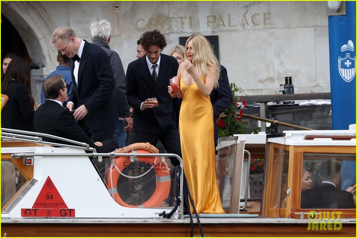 Sienna Miller & Partner Oli Green Attend a Friend's Wedding in Italy ...