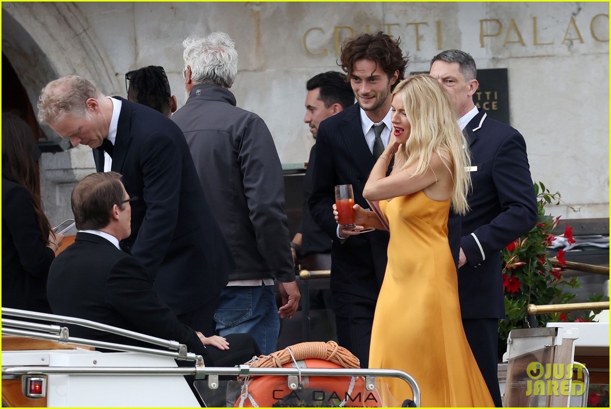 Sienna Miller & Partner Oli Green Attend a Friend's Wedding in Italy ...
