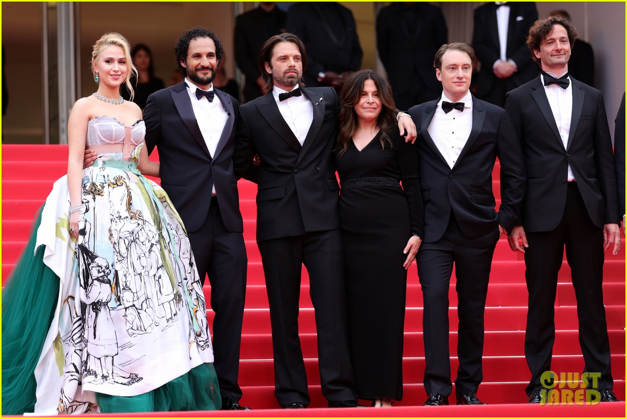 Sebastian Stan & Maria Bakalova Premiere Donald Trump Biopic 'The ...