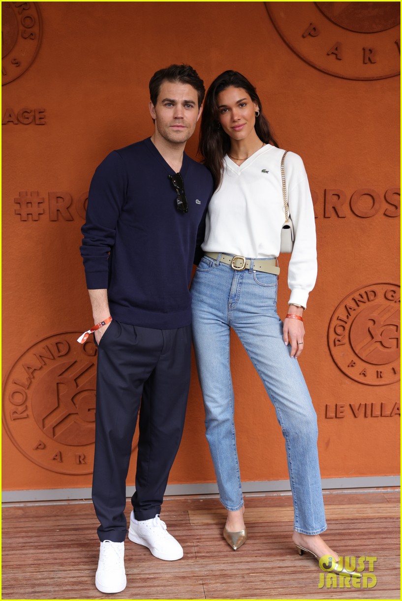 Paul Wesley Spotted on French Open Tennis Dates with Girlfriend Natalie ...