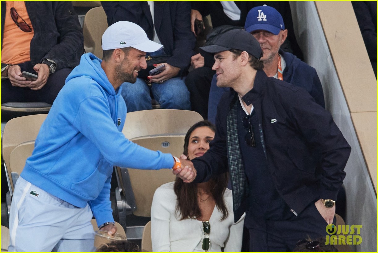 Paul Wesley Spotted on French Open Tennis Dates with Girlfriend Natalie ...