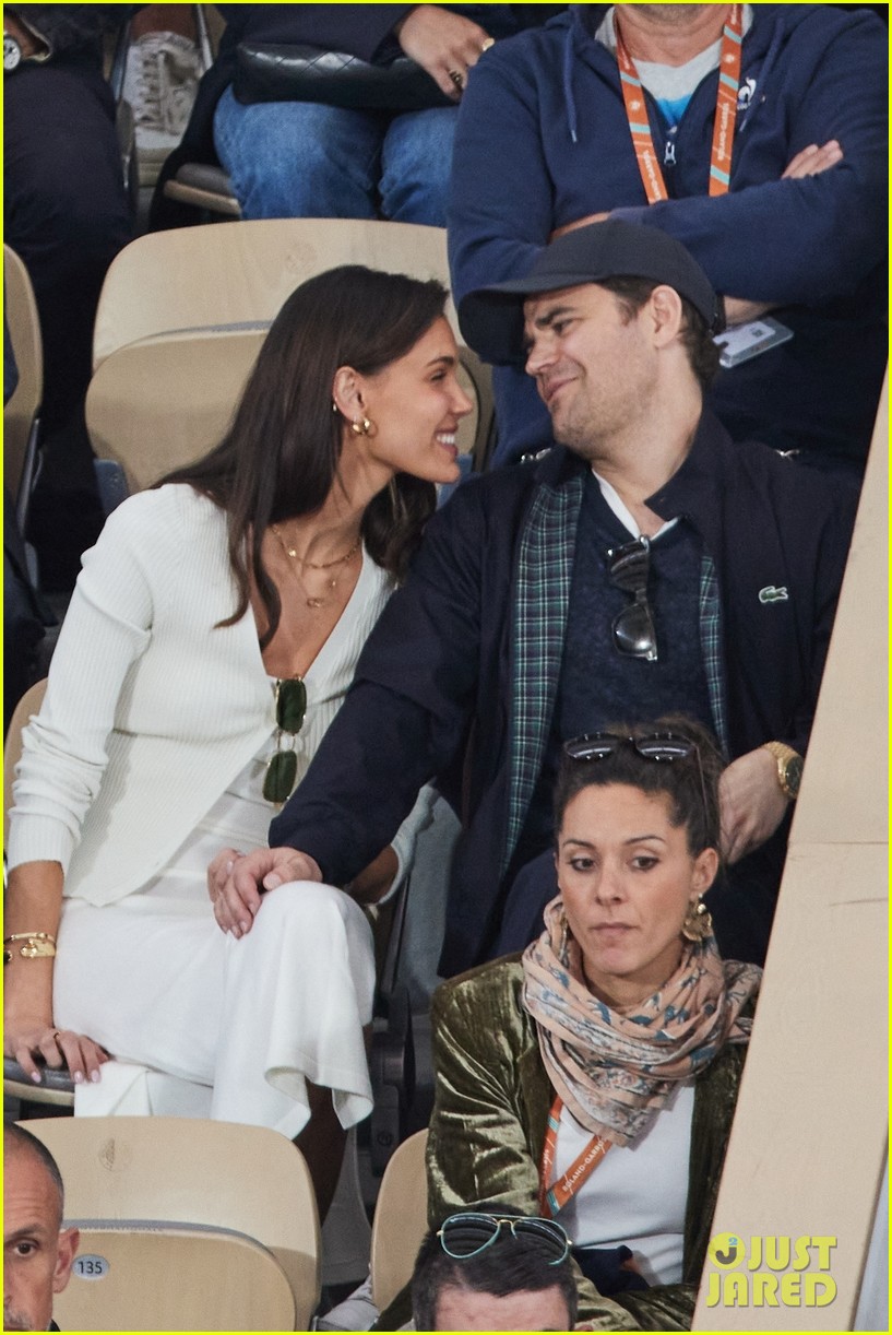 Paul Wesley Spotted on French Open Tennis Dates with Girlfriend Natalie ...