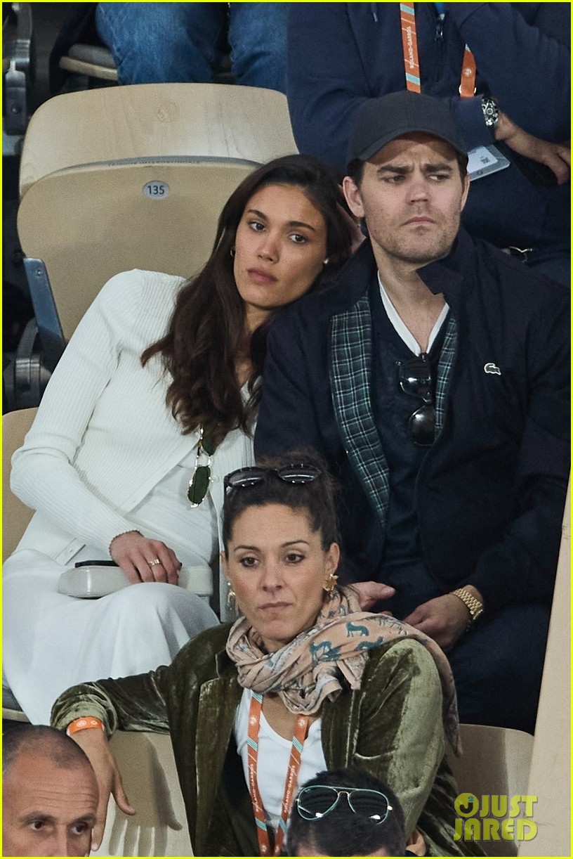 Paul Wesley Spotted on French Open Tennis Dates with Girlfriend Natalie ...