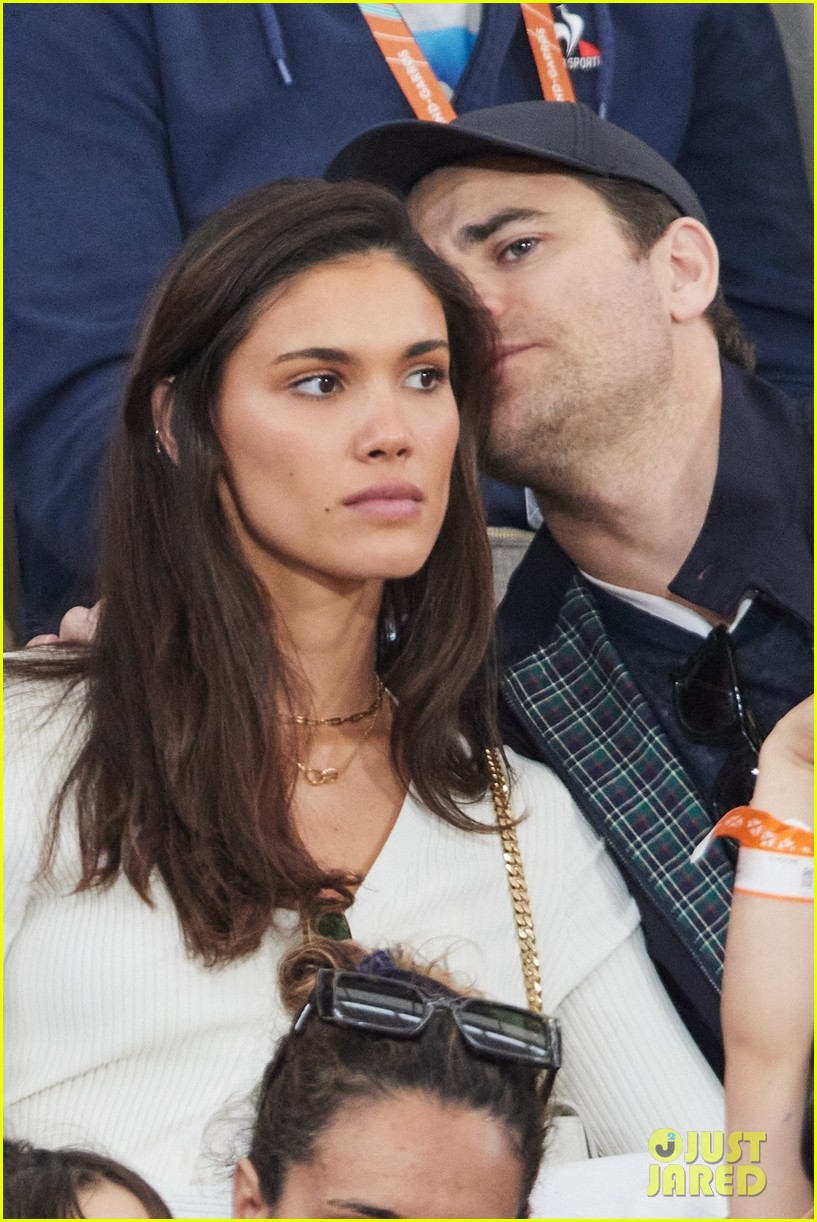 Paul Wesley Spotted on French Open Tennis Dates with Girlfriend Natalie ...
