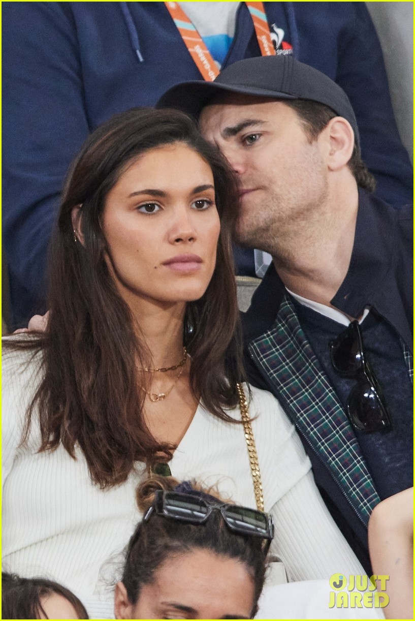 Paul Wesley Spotted on French Open Tennis Dates with Girlfriend Natalie ...