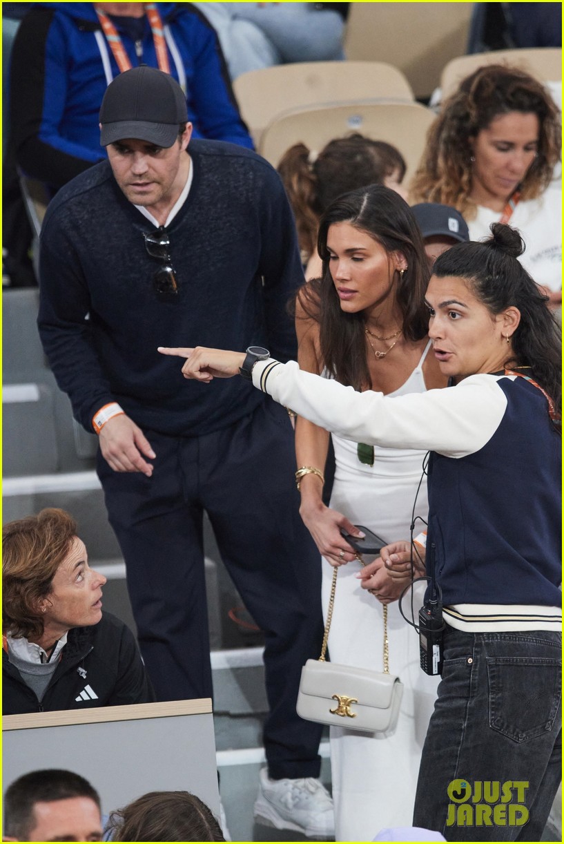 Paul Wesley Spotted on French Open Tennis Dates with Girlfriend Natalie ...