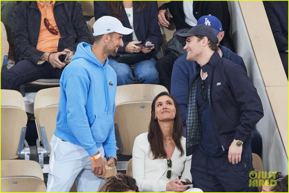 Paul Wesley Spotted on French Open Tennis Dates with Girlfriend Natalie ...