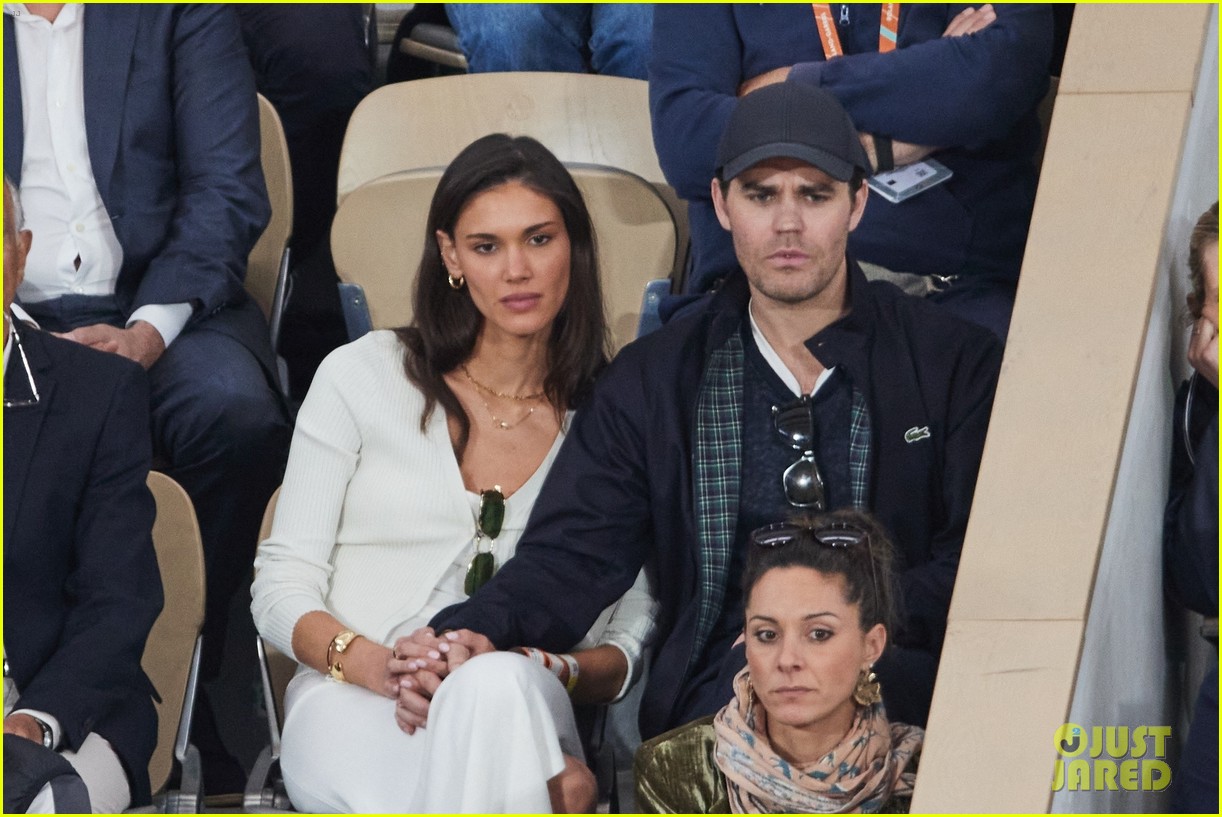 Paul Wesley Spotted on French Open Tennis Dates with Girlfriend Natalie ...