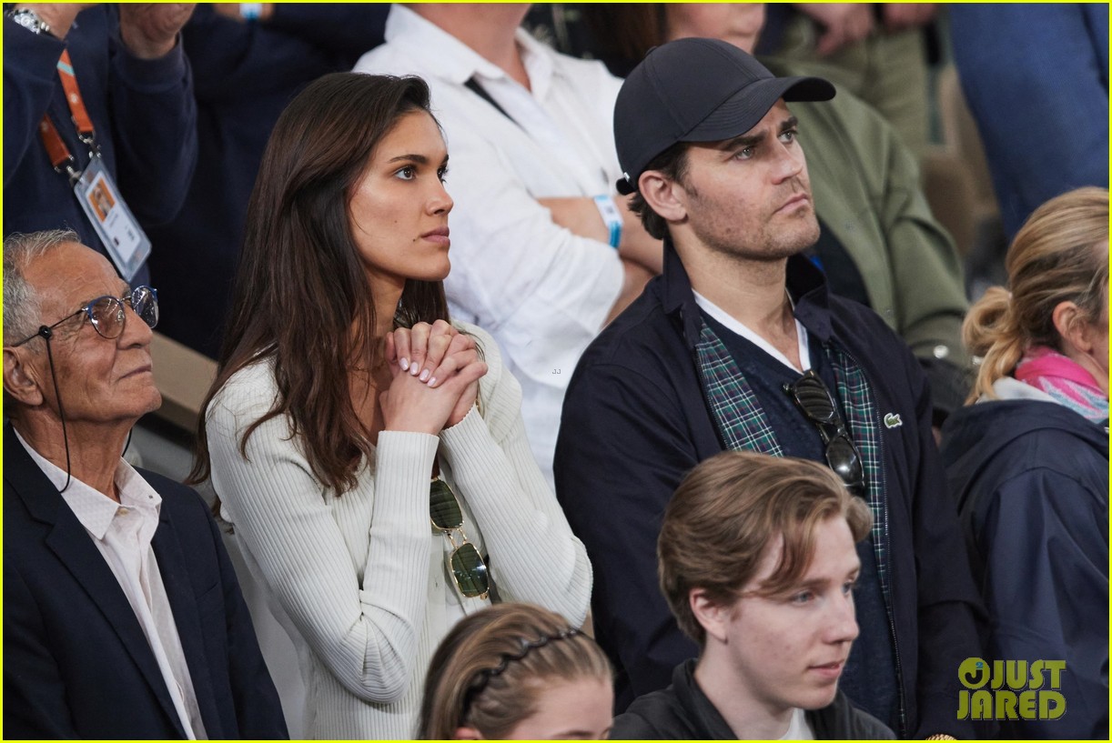 Paul Wesley Spotted on French Open Tennis Dates with Girlfriend Natalie ...