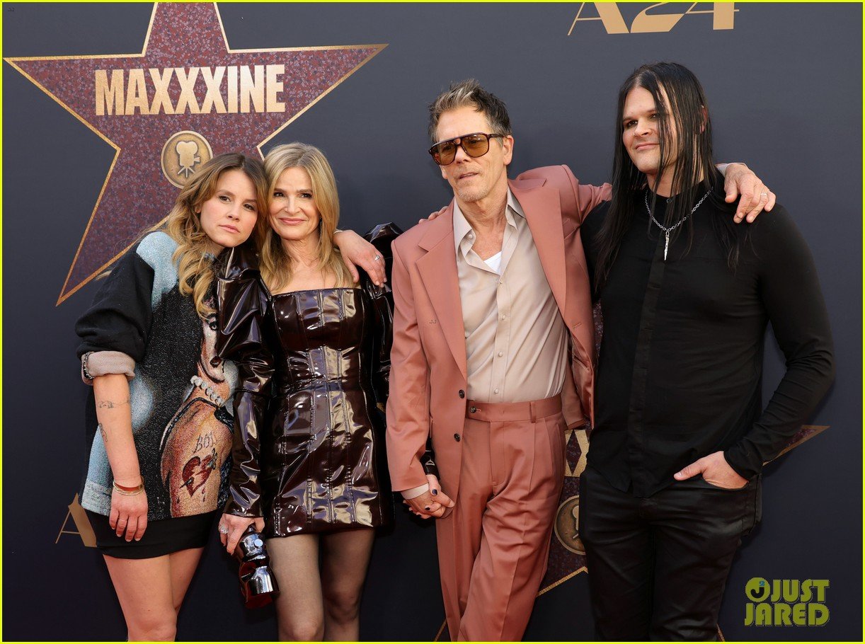 Kevin Bacon Makes Rare Appearance with Both Kids, Sosie & Travis, at ...