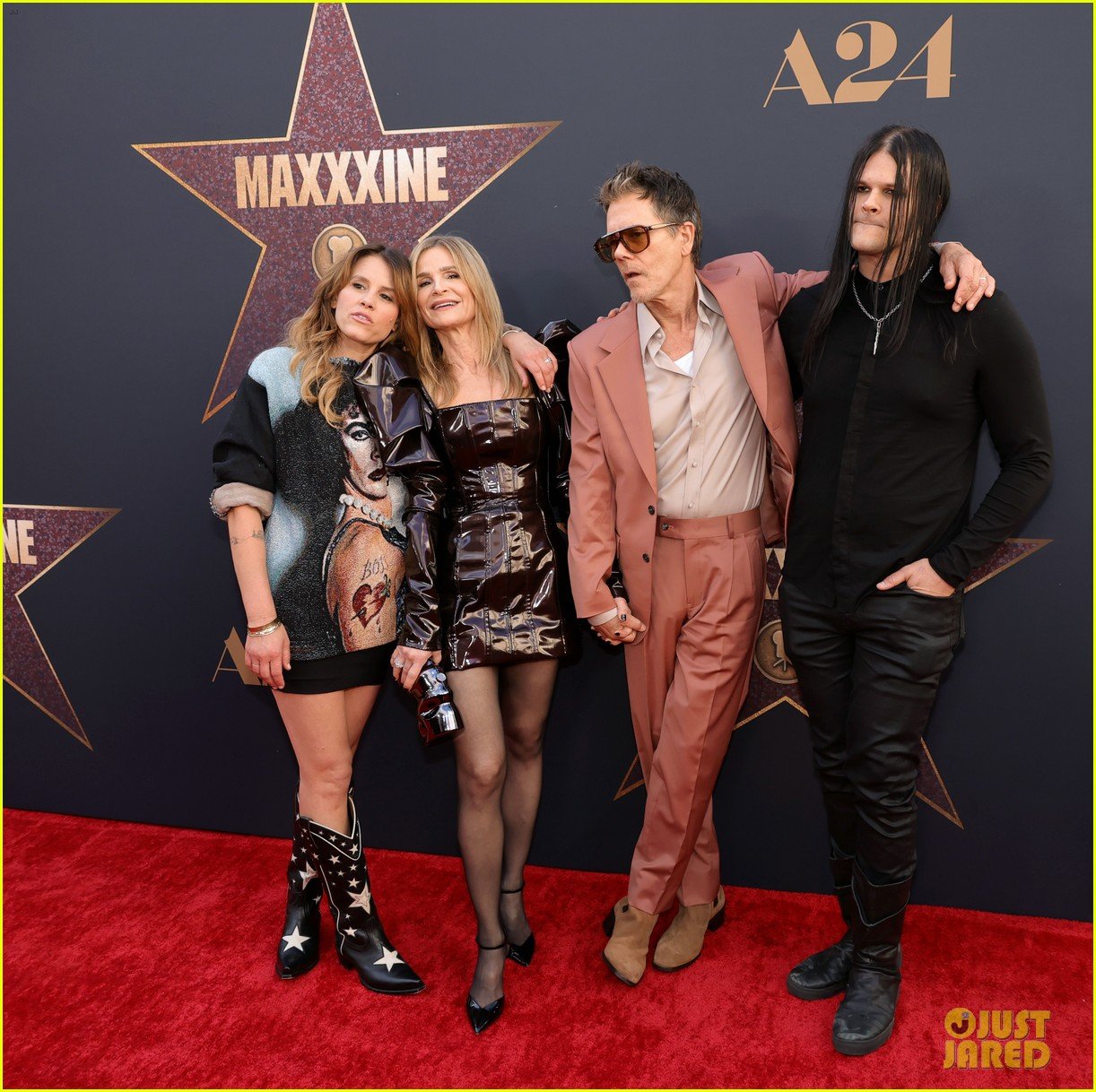 Kevin Bacon Makes Rare Appearance with Both Kids, Sosie & Travis, at ...