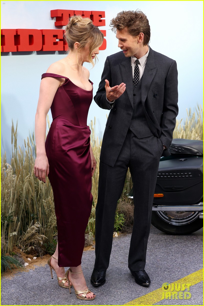 Austin Butler, Jodie Comer, & Tom Hardy Take Over London's Mayfair for 'The Bikeriders' Gala ...