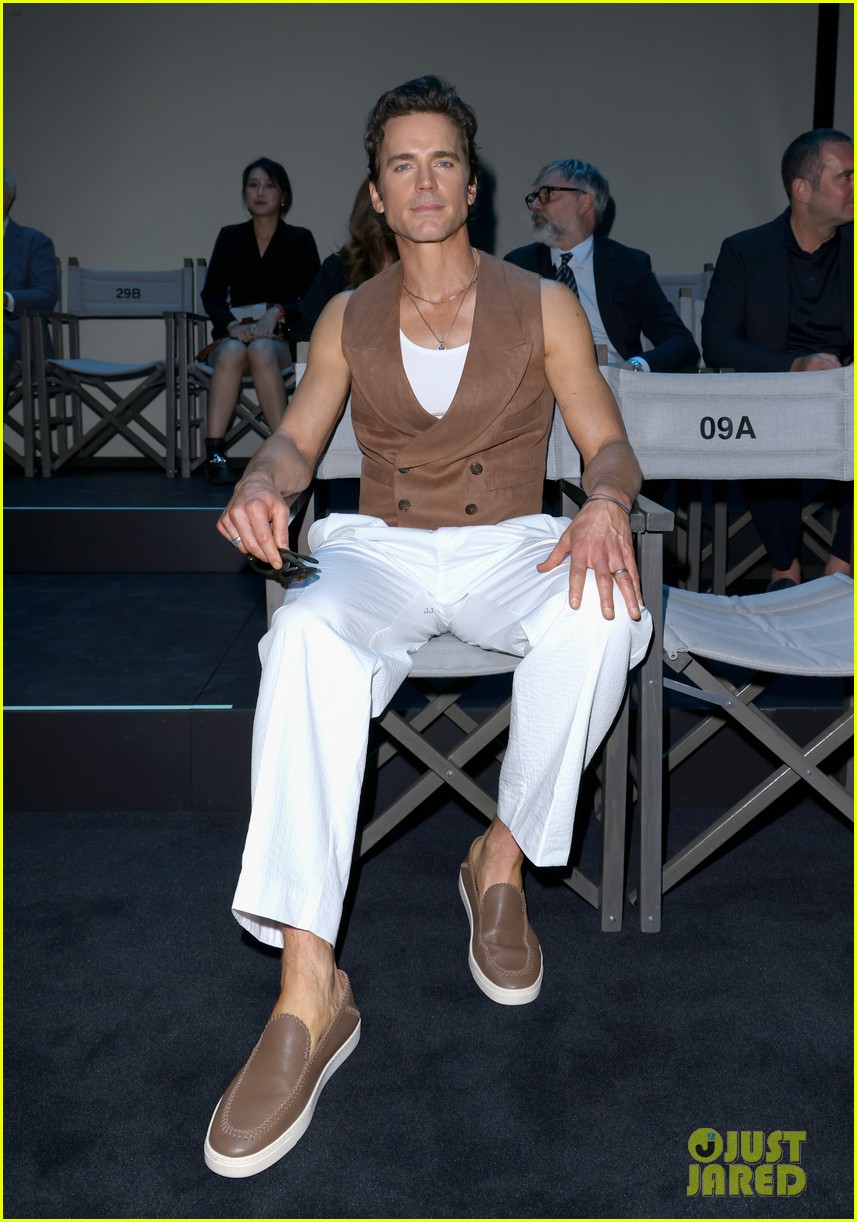 Matt Bomer Shows Off His Arms at Giorgio Armani Show in Milan: Photo ...