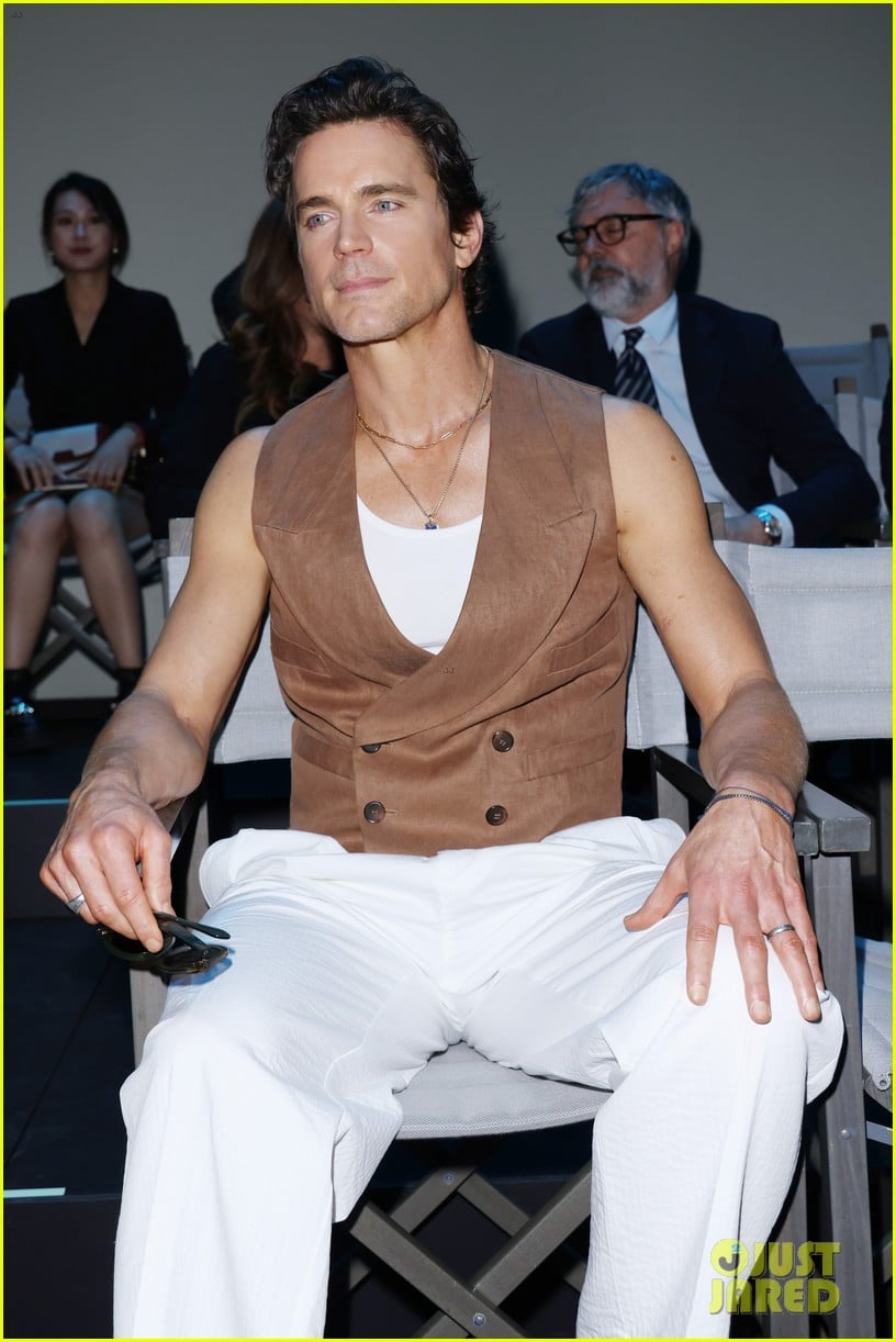 Matt Bomer Shows Off His Arms at Giorgio Armani Show in Milan: Photo ...