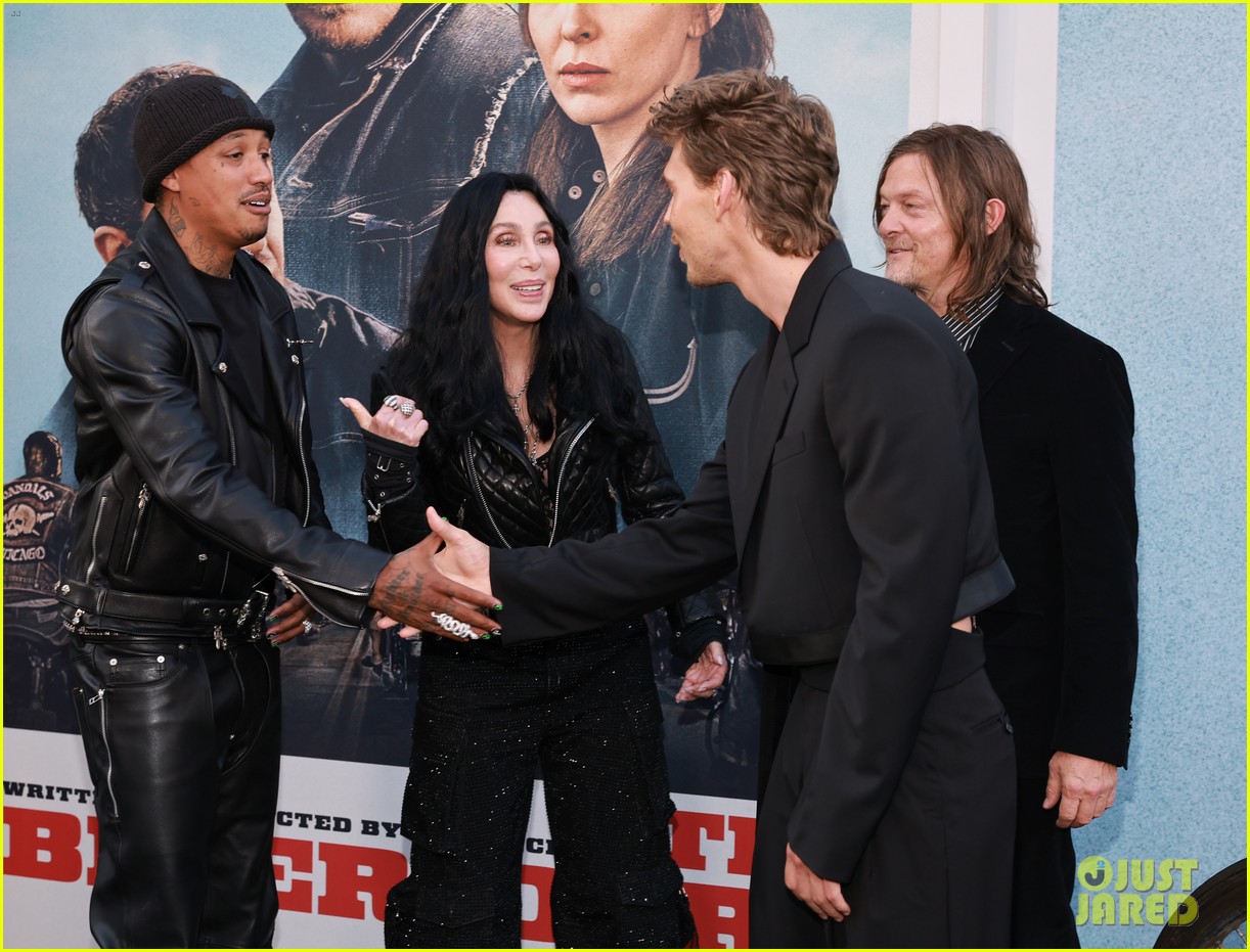 Austin Butler & 'Bikeriders' Cast Meet Cher at L.A. Premiere!: Photo ...
