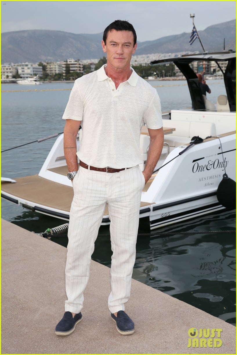 Luke Evans Attends Yacht Party in Athens with Boyfriend Fran Tomas ...