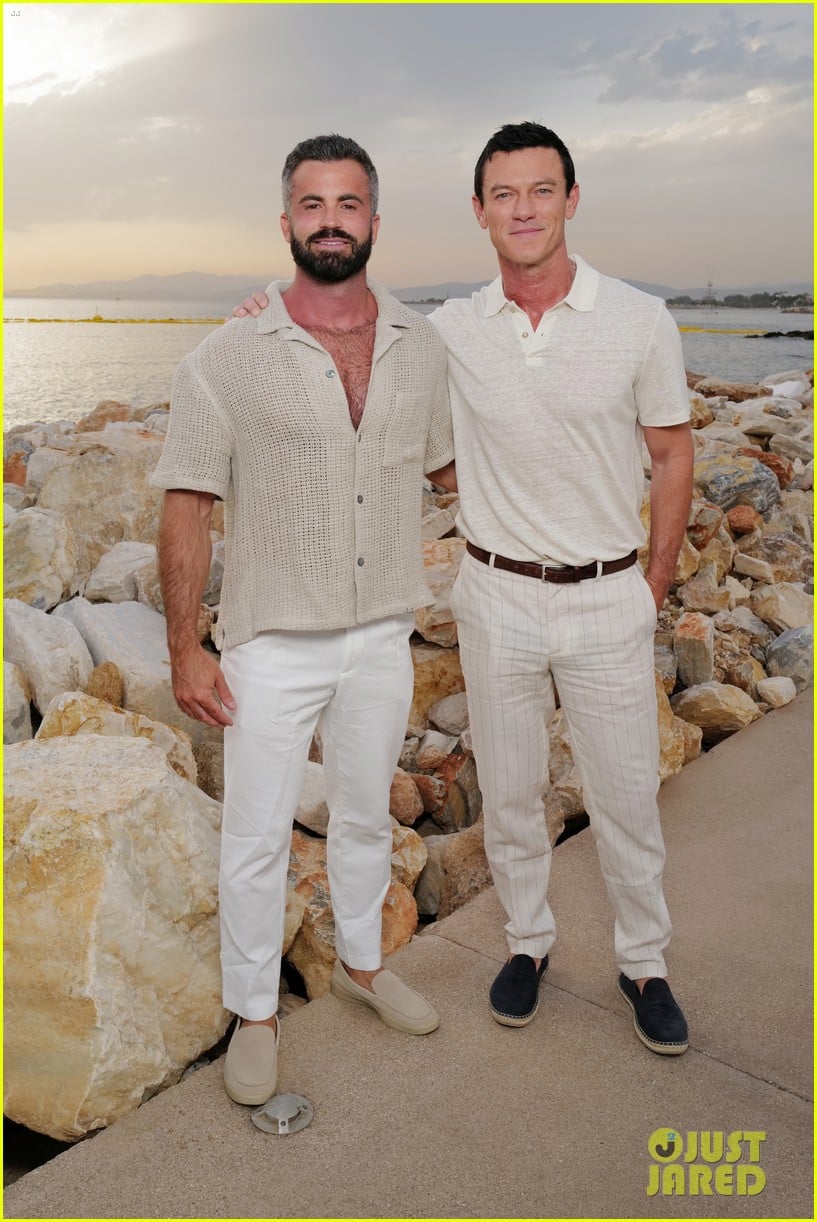 Luke Evans Attends Yacht Party in Athens with Boyfriend Fran Tomas ...