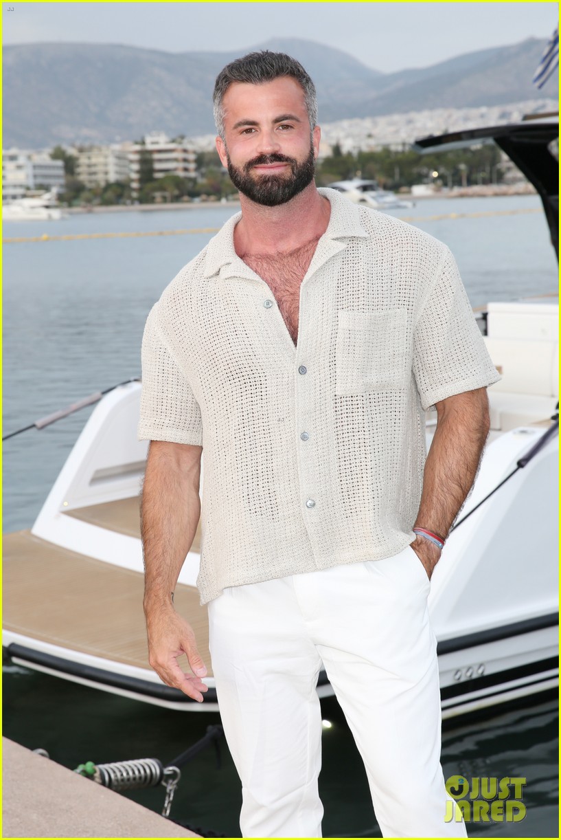 Luke Evans Attends Yacht Party in Athens with Boyfriend Fran Tomas ...