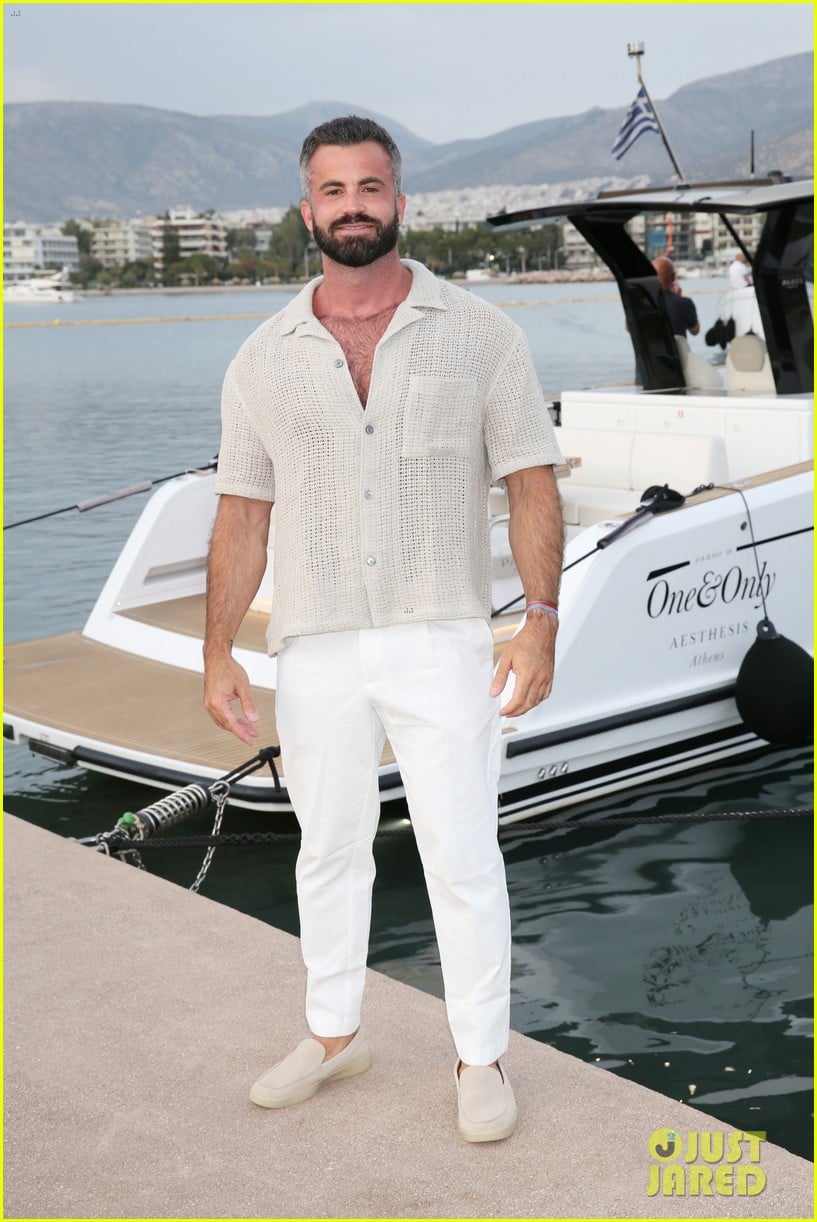 Luke Evans Attends Yacht Party in Athens with Boyfriend Fran Tomas ...