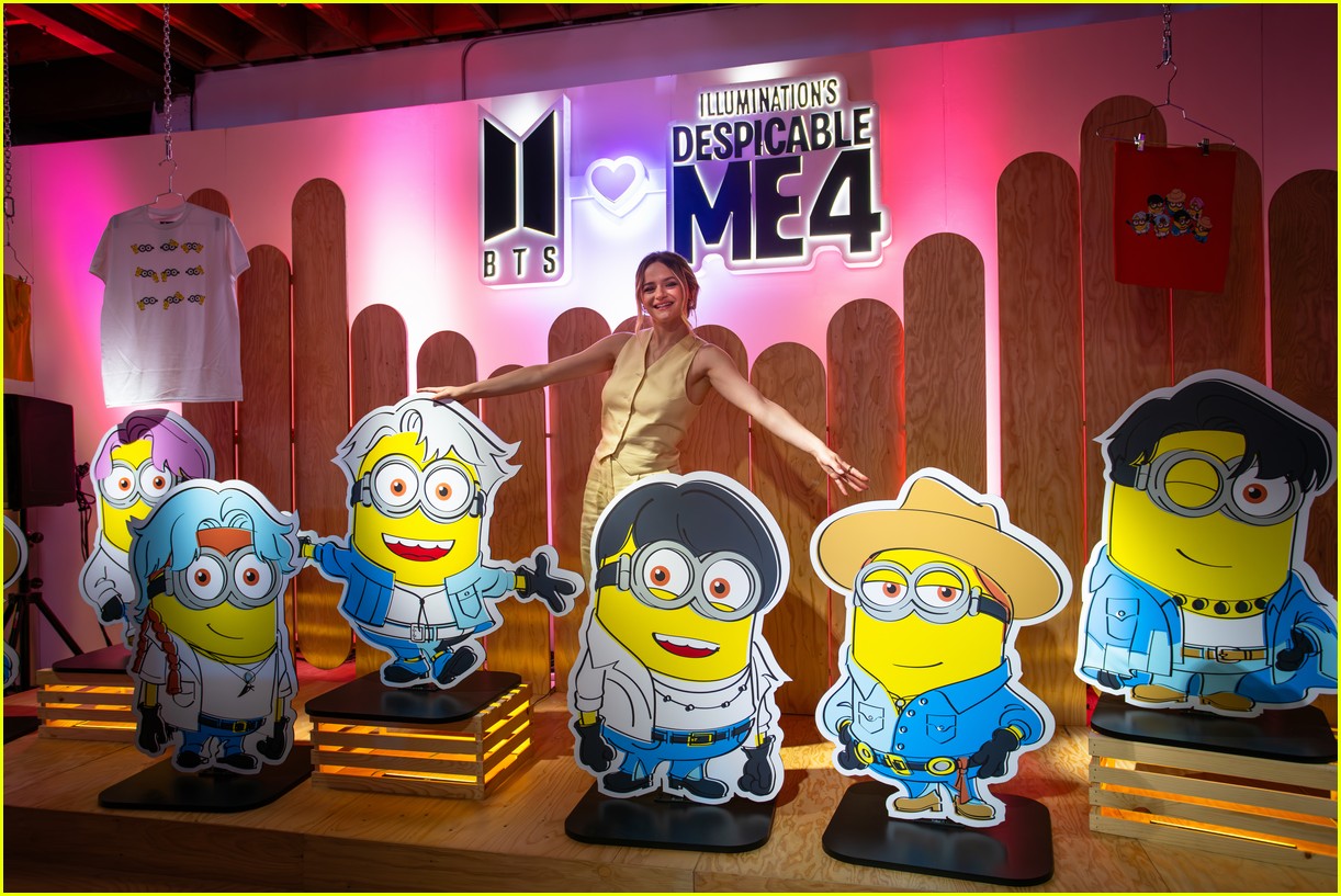 Joey King Becomes the Ultimate BTS Fan at 'Despicable Me 4' Pop-Up ...