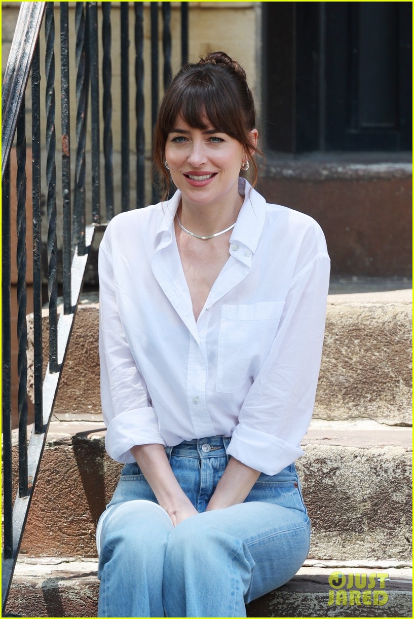 Dakota Johnson & Chris Evans Continue to Film 'Materialists' Together in New York City: Photo ...