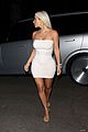 Kim Kardashian Wears Skintight Skims Dress for Late Night at the Office ...