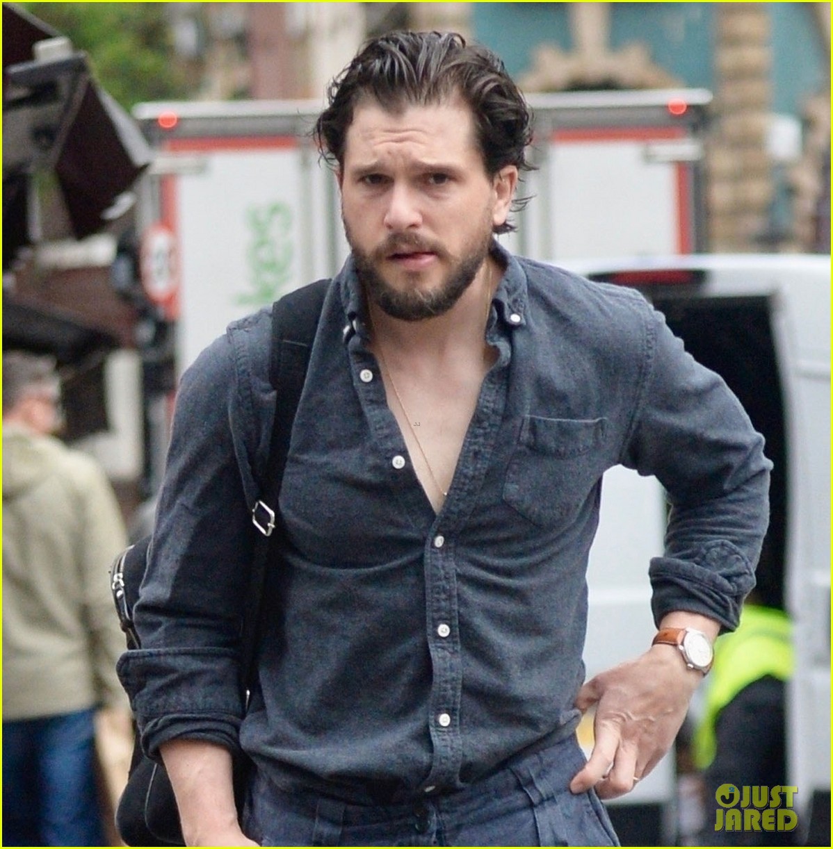 Kit Harington Spends the Day Shopping During Rare Outing in London ...