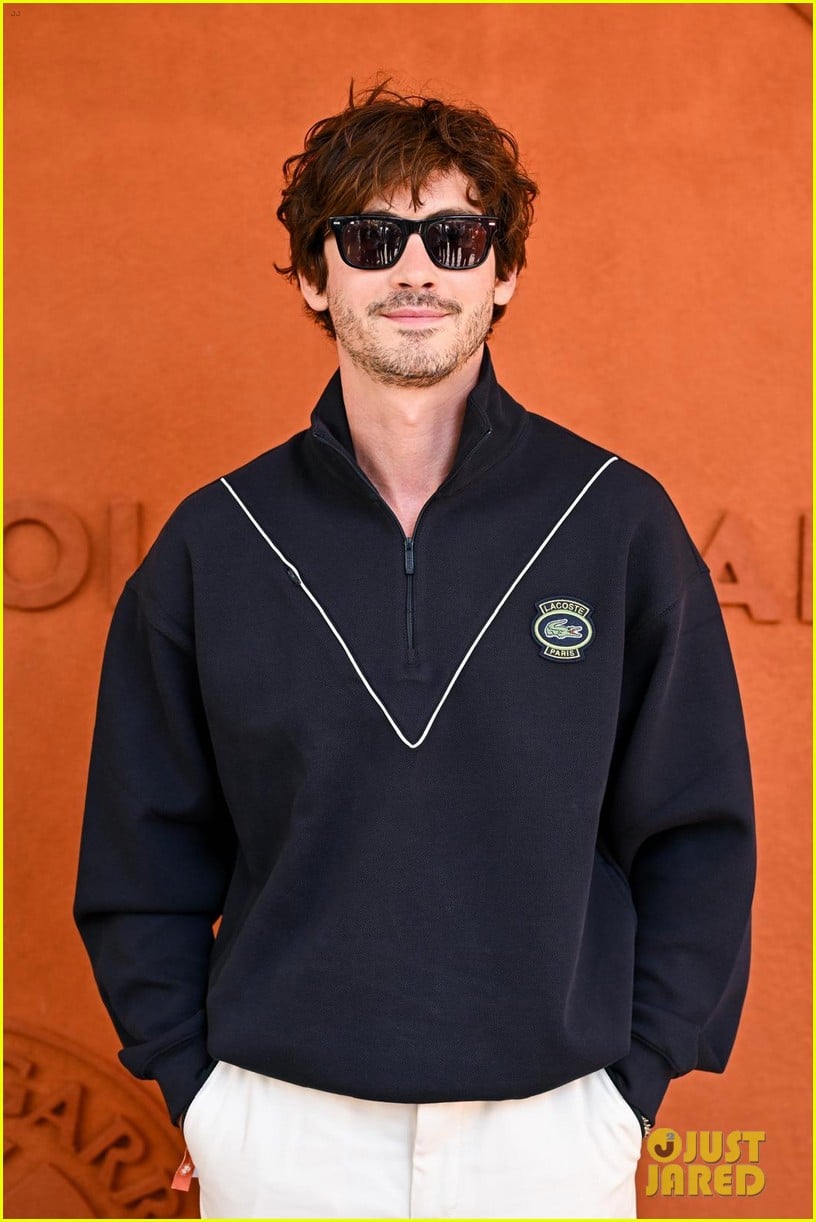 Logan Lerman & Fiancée Ana Corrigan Couple Up for French Open 2024 ...