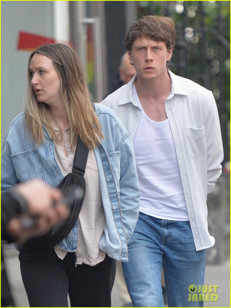 George MacKay Enjoys Rare Day Out with Wife Doone Forsyth in London ...