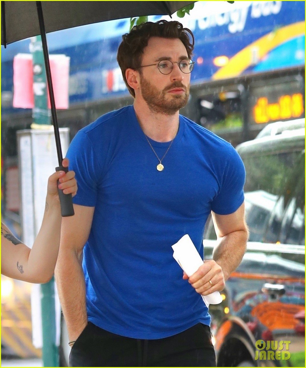 Dakota Johnson & Chris Evans Arrive on Set for Final Day of Filming 'Materialists': Photo ...