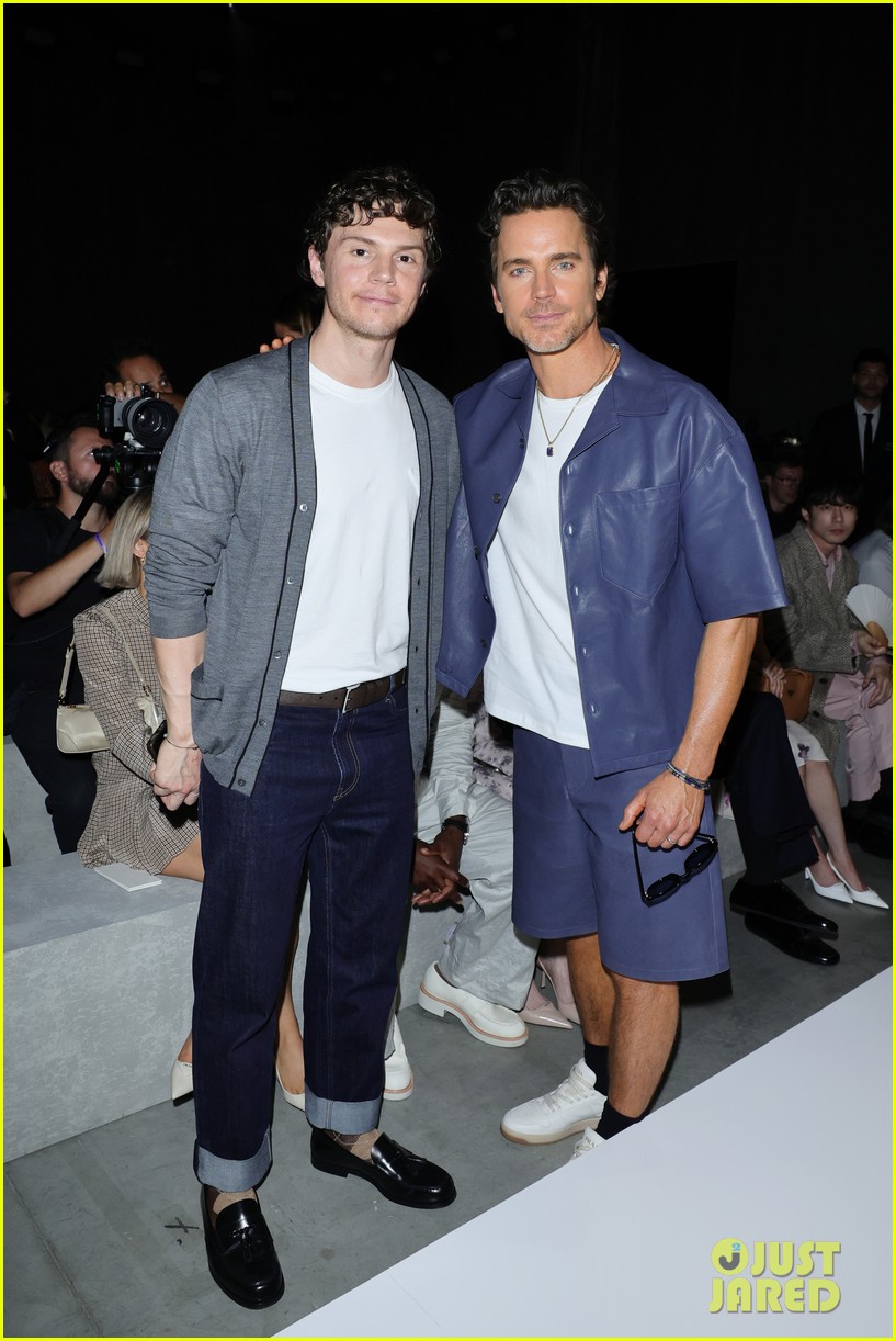 Evan Peters Makes Rare Public Appearance with Girlfriend Natalie Engel ...