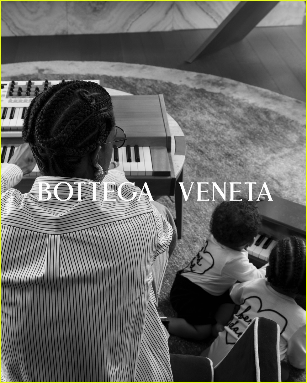 A$AP Rocky Poses With Sons RZA & Riot Rose in Bottega Veneta's ...