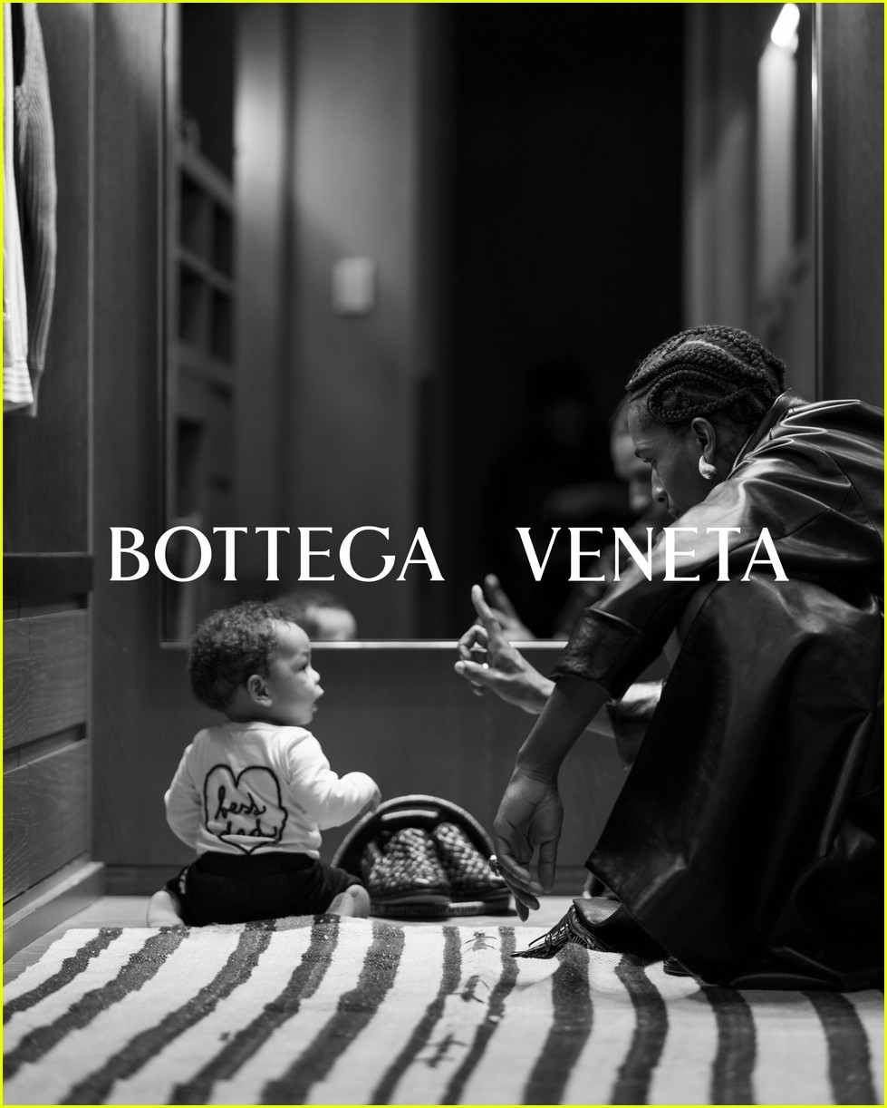 A$AP Rocky Poses With Sons RZA & Riot Rose in Bottega Veneta's ...