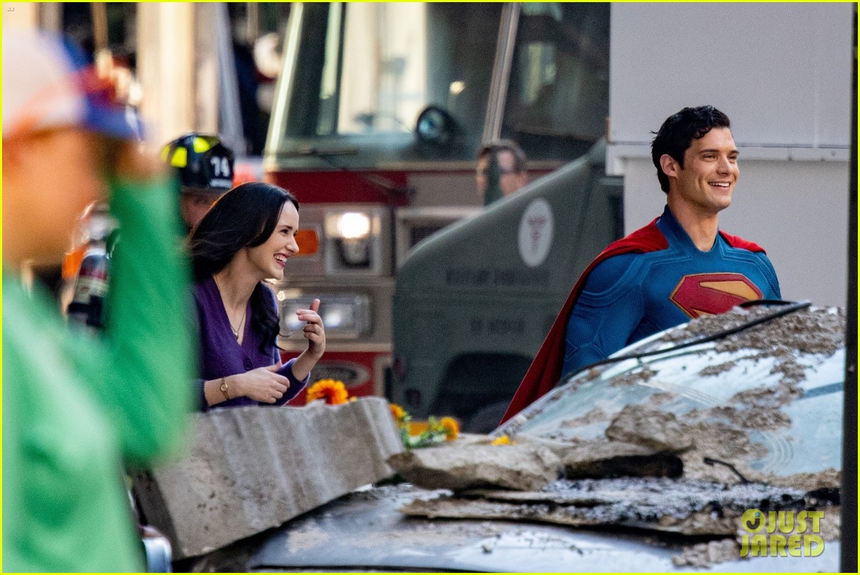 'Superman' Crash Scene Photos: Rachel Brosnahan Spotted as Lois Lane Alongside David Corenswet ...