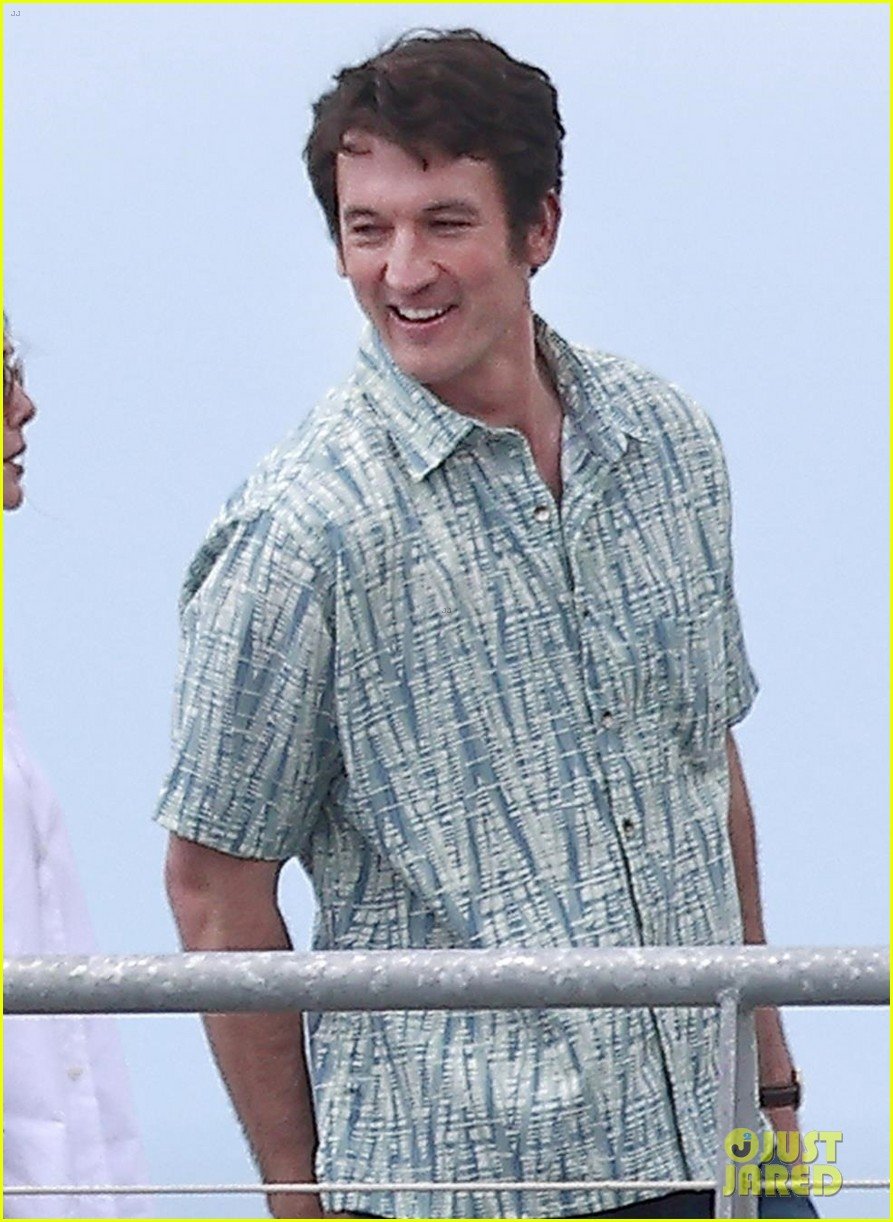 Miles Teller & Elizabeth Olsen Film Scenes for New Movie 'Eternity' in ...