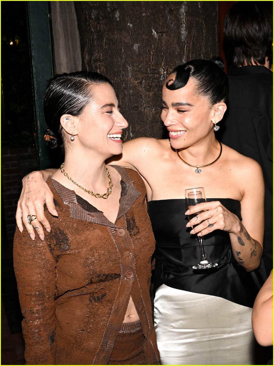 Zoe Kravitz Reunites with 'Mad Max' Co-Star Abbey Lee at Jessica ...