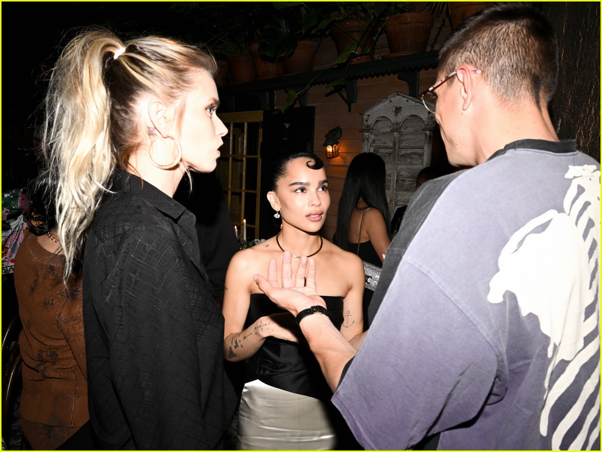 Zoe Kravitz Reunites with 'Mad Max' Co-Star Abbey Lee at Jessica ...