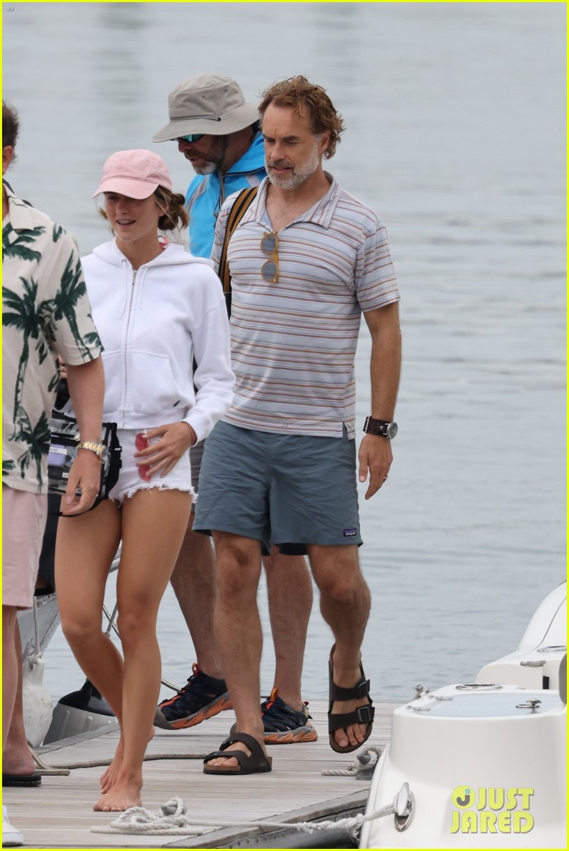 Amy Adams Films 'At the Sea' on a Yacht Alongside Model Davide Gianni ...