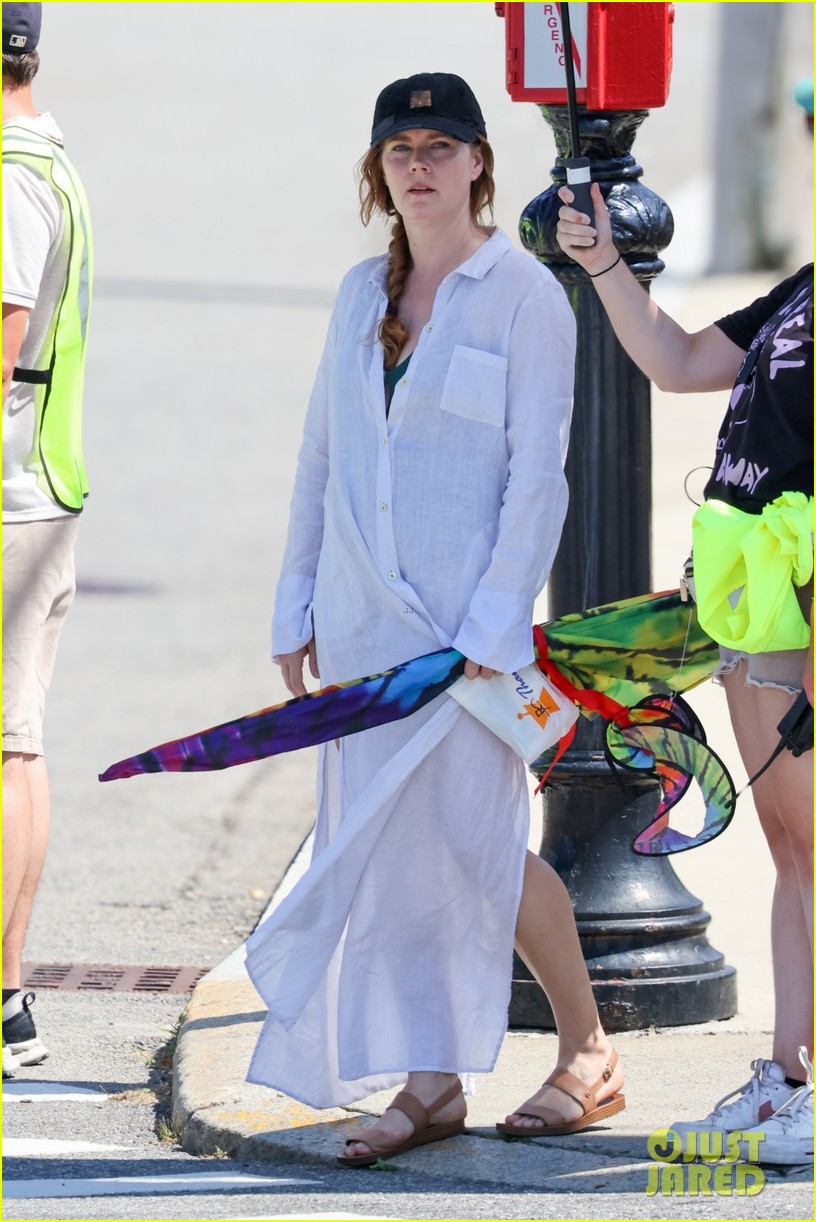 Amy Adams Spends the Day Filming Scenes for 'At the Sea' in Plymouth ...