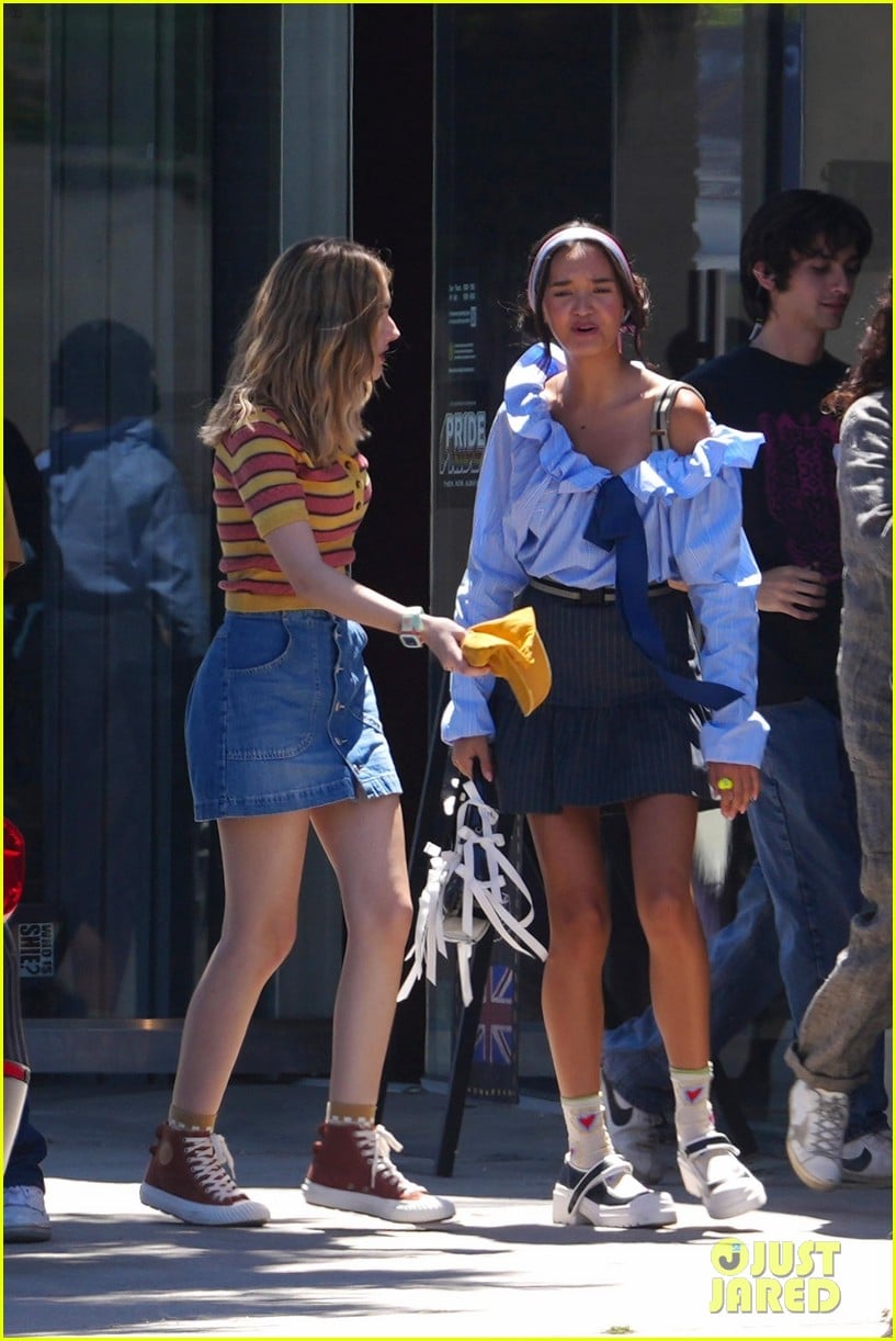 Julia Butters & Sophia Hammons Film Scenes for 'Freaky Friday 2' at ...