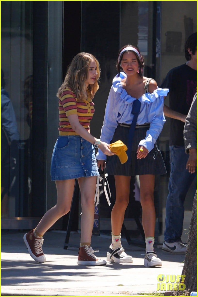 Julia Butters & Sophia Hammons Film Scenes for 'Freaky Friday 2' at ...