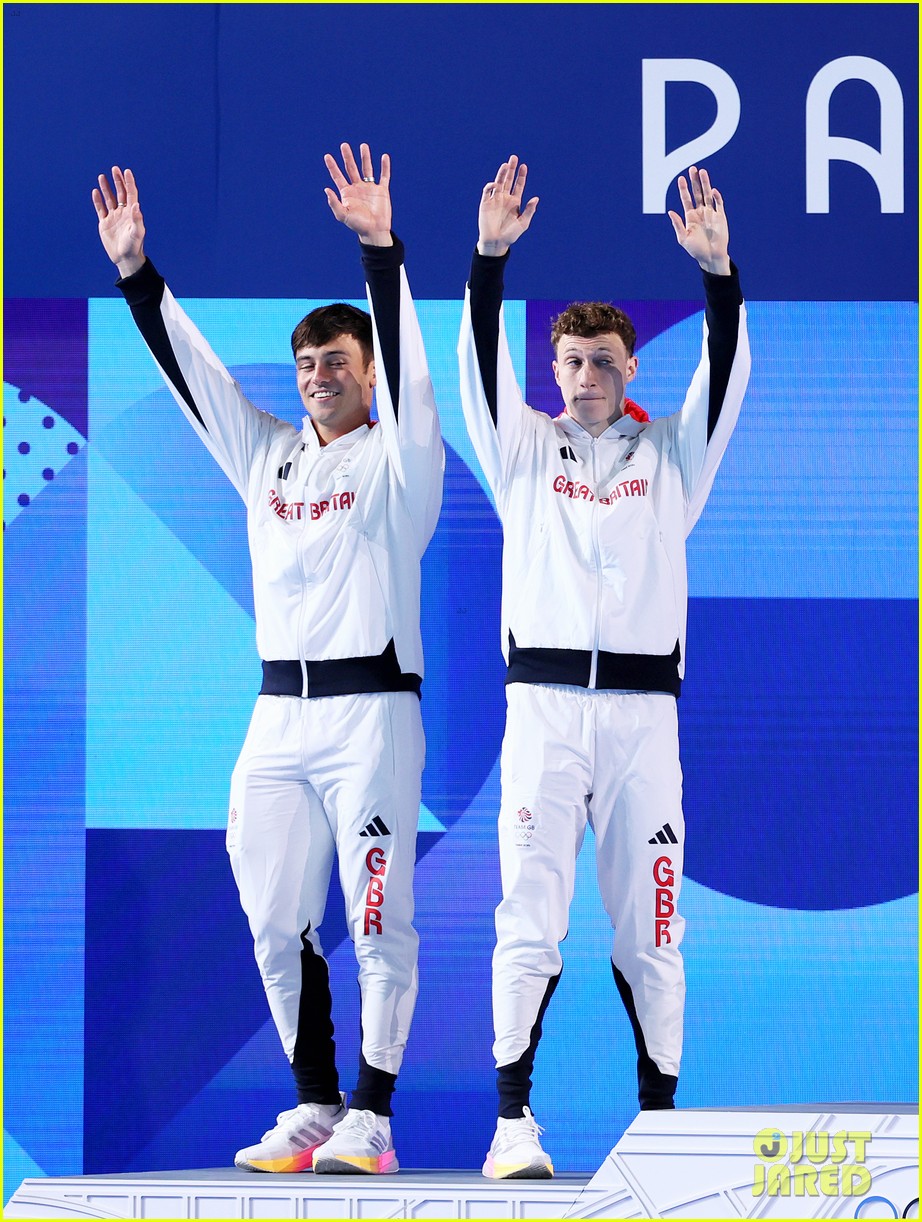 Tom Daley Wins Silver Medal at 2024 Olympics While Husband Dustin Lance ...