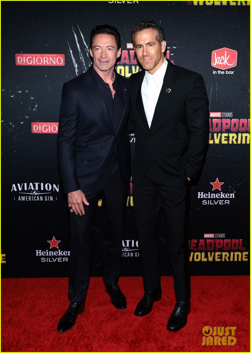 Ryan Reynolds, Hugh Jackman, & Emma Corrin Join 'Deadpool & Wolverine' Cast at NYC Premiere ...