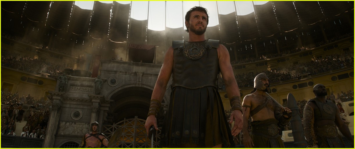 Paul Mescal & Pedro Pascal Battle in 'Gladiator 2' First Look Photos ...