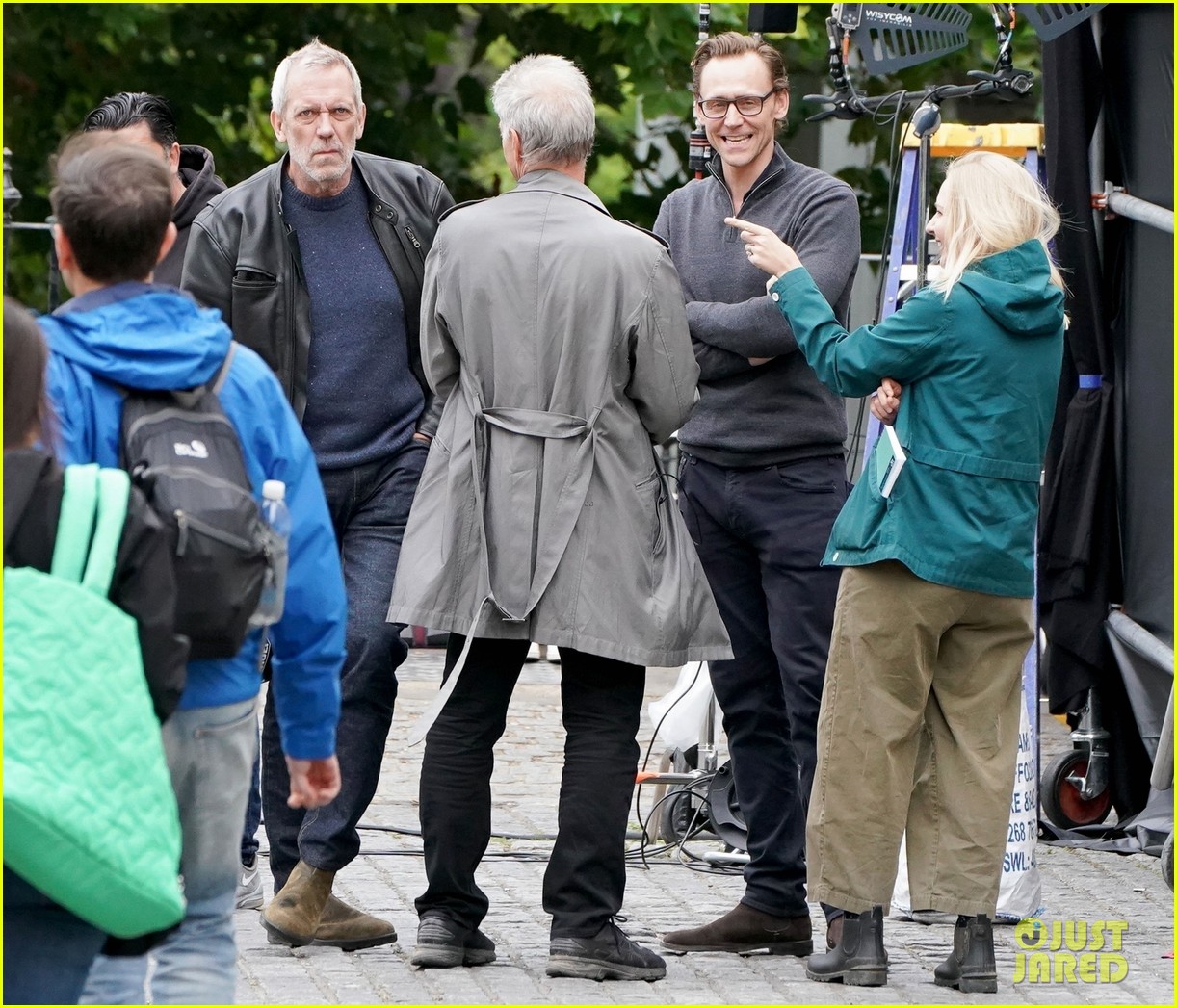 Tom Hiddleston & Hugh Laurie Film Scenes for 'The Night Manager' Season ...
