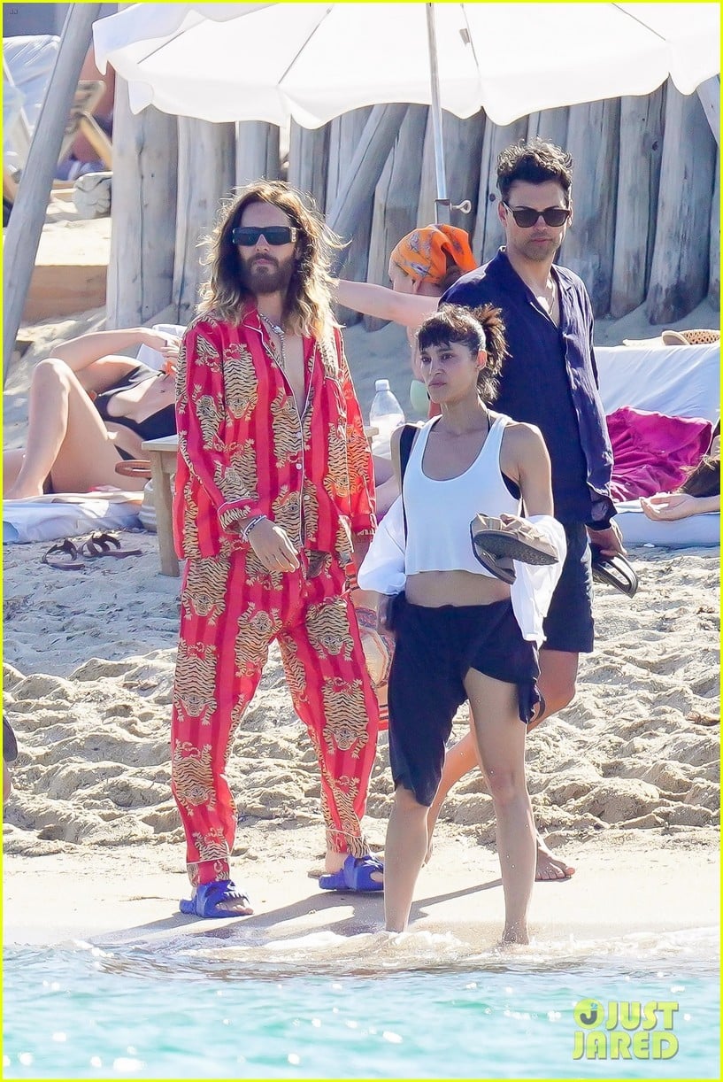 Jared Leto & Sofia Boutella Hang Out on Vacation in Saint-Tropez: Photo ...