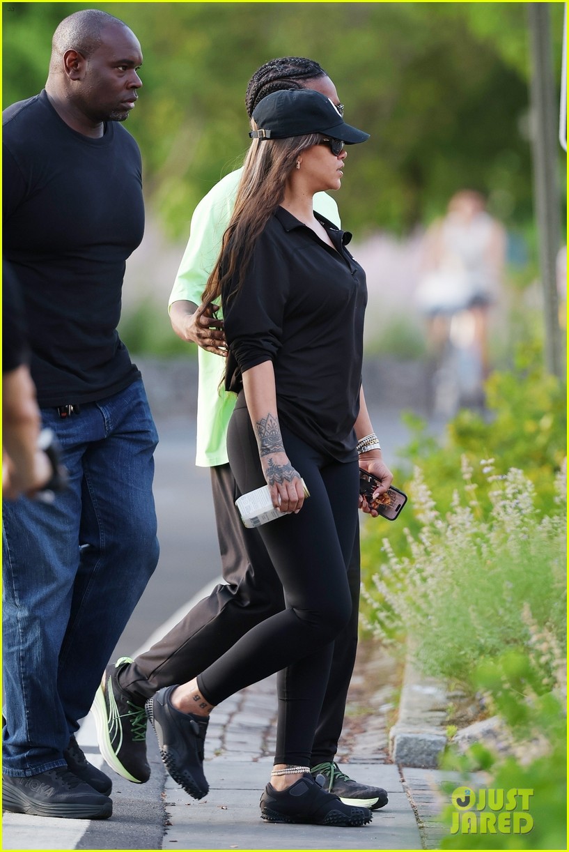 Rihanna & A$AP Rocky Go For a Walk in the Park During NYC Outing: Photo ...