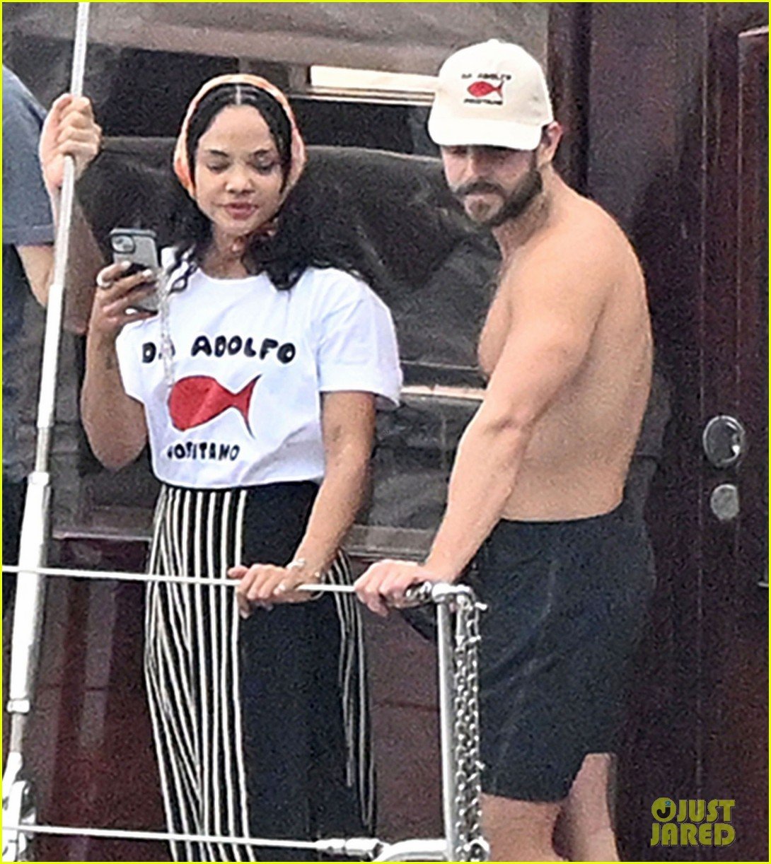 Tessa Thompson Flaunts PDA with Shirtless Brandon Green During a Yacht ...