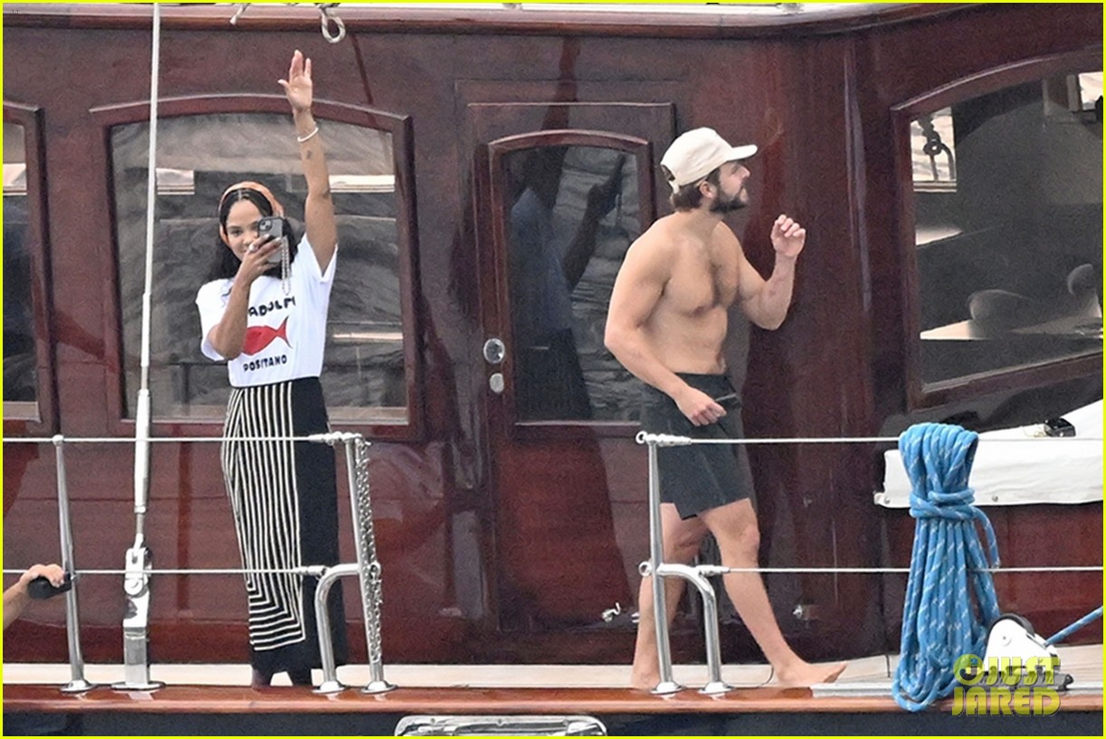 Tessa Thompson Flaunts PDA with Shirtless Brandon Green During a Yacht ...