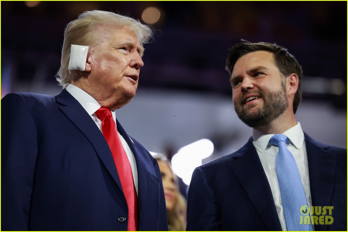 Donald Trump Wears Bandage Over Ear for First Appearance Since ...